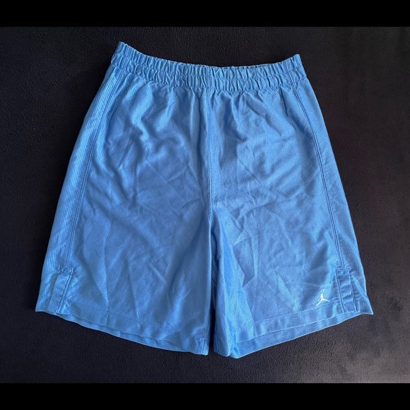 Jordan | Shorts | Jordan Nike Shorts Shiny Dazzle Blue With Side Slit ...